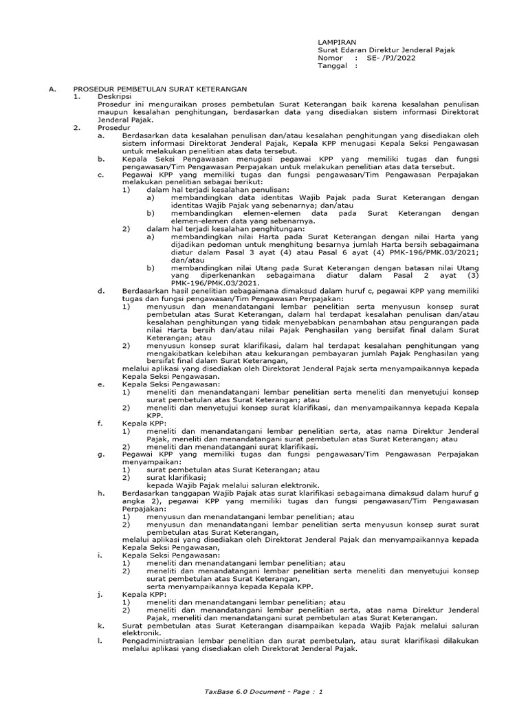 Lampiran SE-17-2022 Tentang Penelitian PPS | PDF