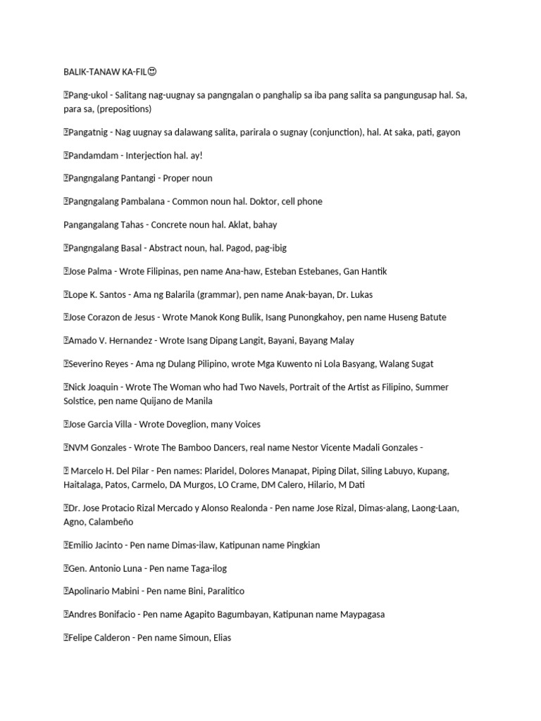 Filipino | PDF