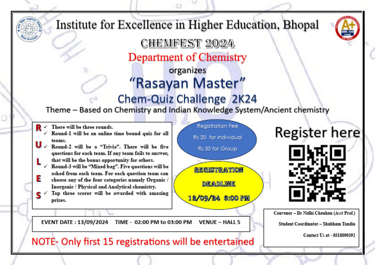 Chemfest 2024 quiz contest | PDF