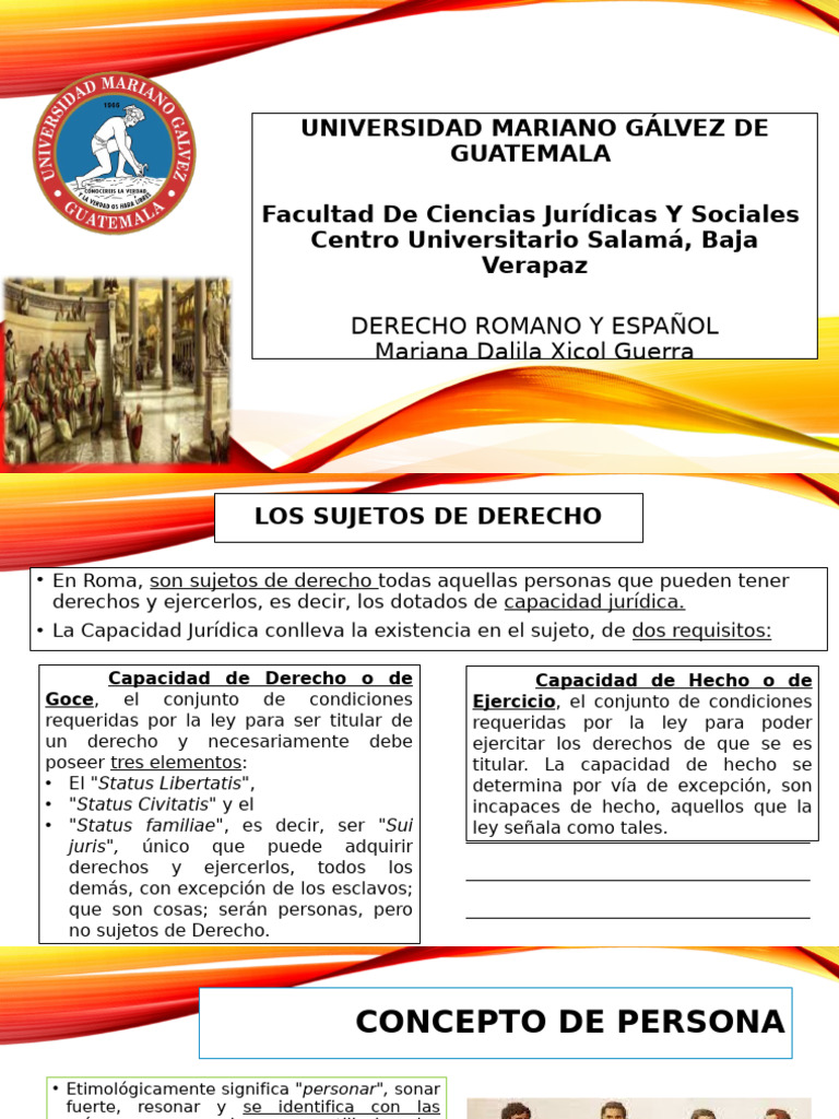 Tema No. 4 El Sujeto de Derecho | PDF