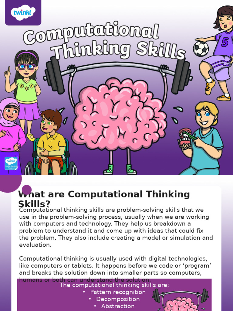 Computational Thinking Skills Powerpoint | PDF