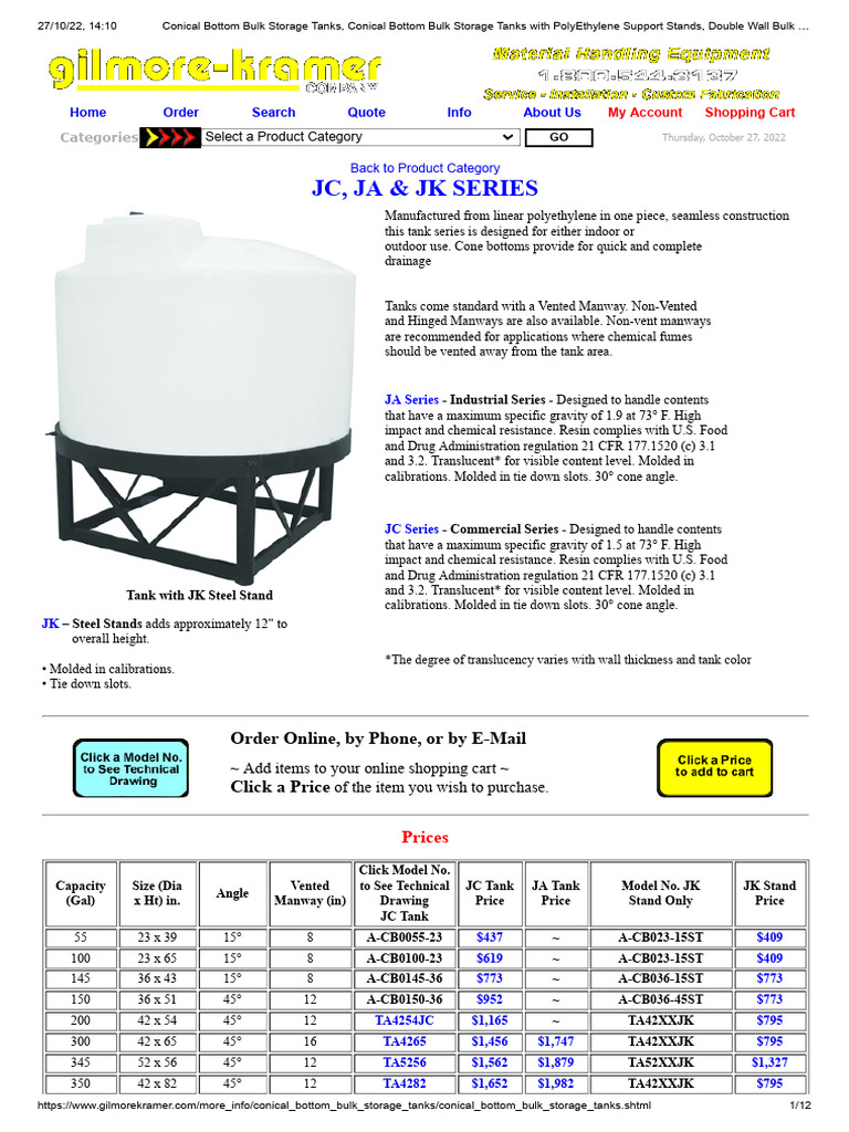 Conical Bottom Bulk Storage Tanks, Conical Bottom Bulk Storage Tanks ...