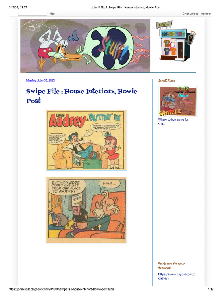 Swipe File - House Interiors, Howie Post - Johnkstuff Blog | PDF