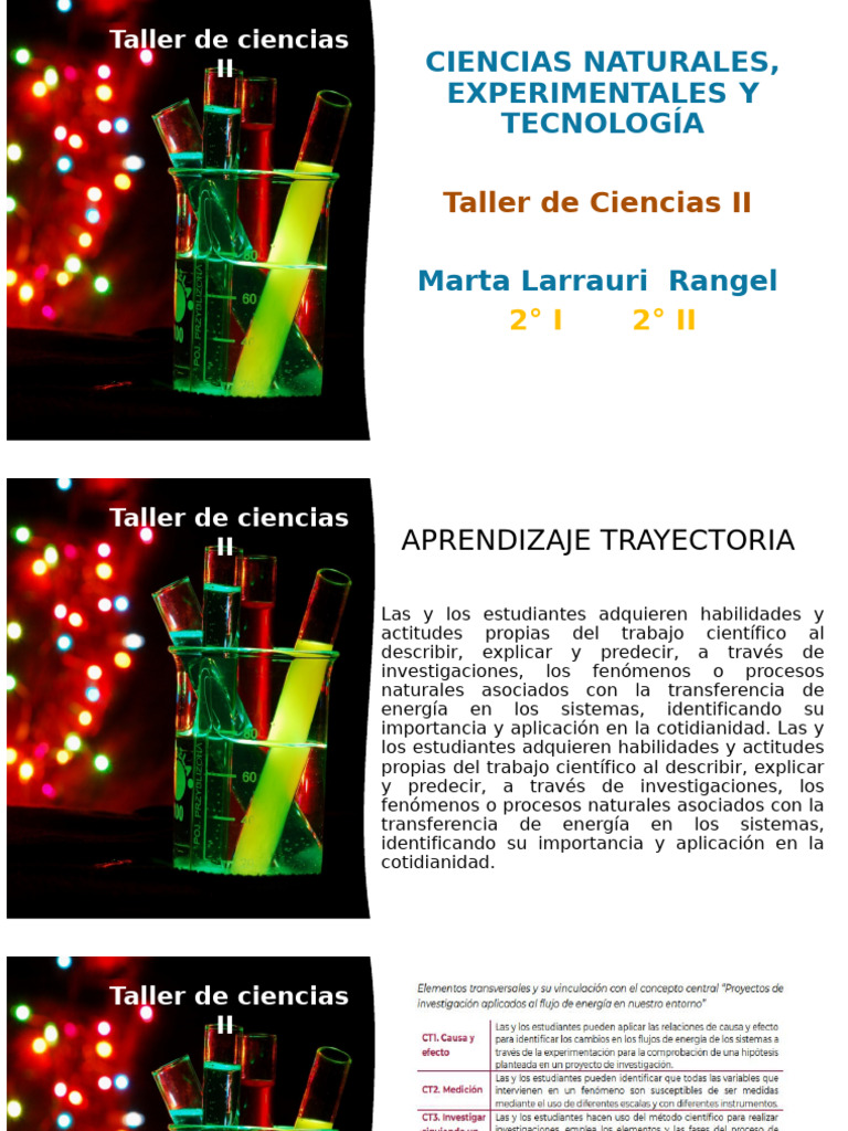 Taller de Ciencias II | PDF