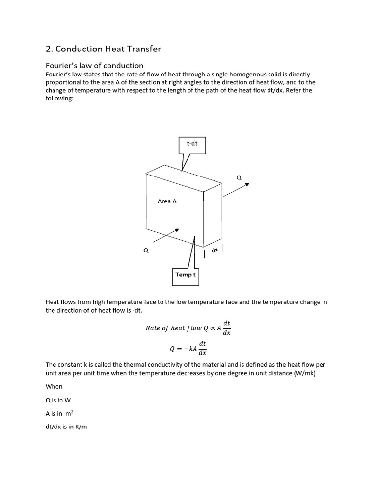 Conduction | PDF
