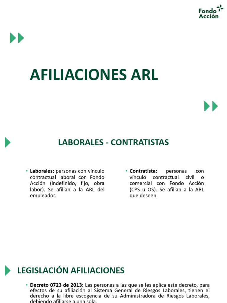 PRESENTACION ARL 2023 | PDF