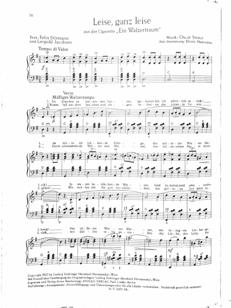 Leise, Ganz Leise | PDF