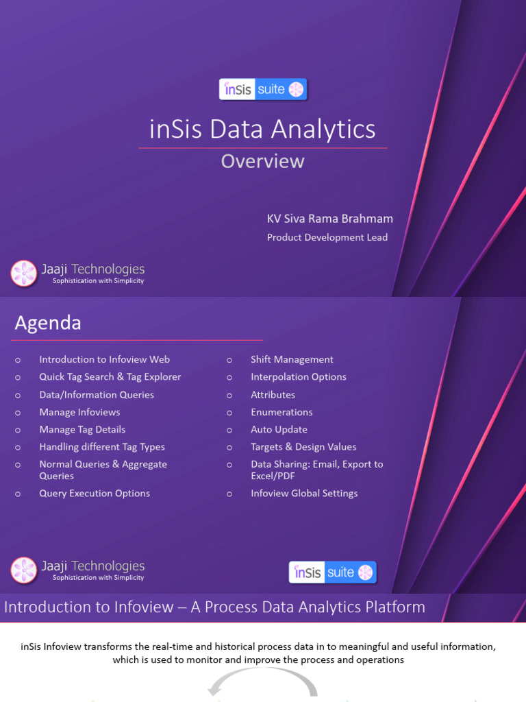 InSis Data Analytics - Overview | PDF