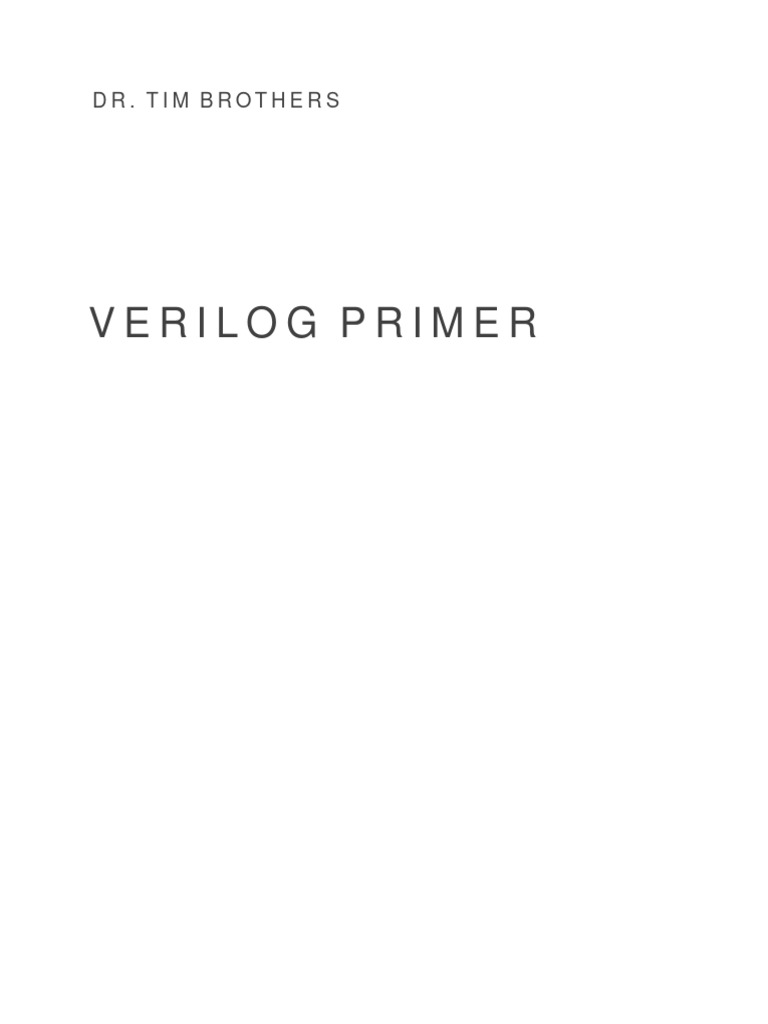 Verilogprimermain Pdf 