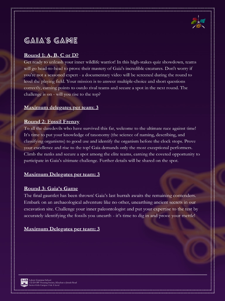 Gaia's Game - Study Guide | PDF