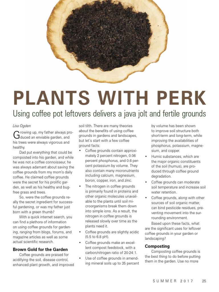Plants With Perk | PDF