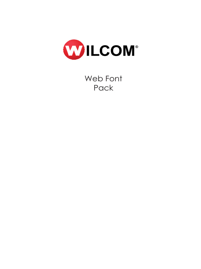 Web Font Pack | PDF
