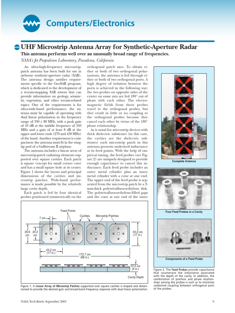 UHF Array Nasa | PDF