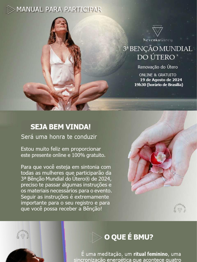 Manual 3a. Benção Mundial Do Útero Agosto 2024 | PDF