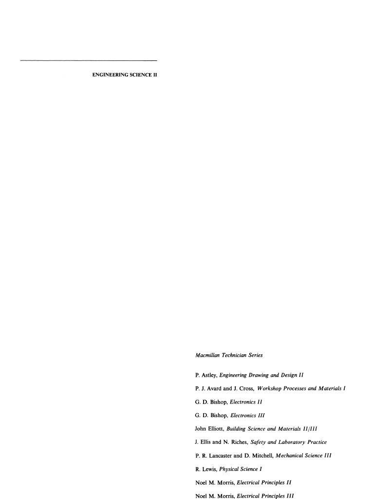 Engineering Science | PDF