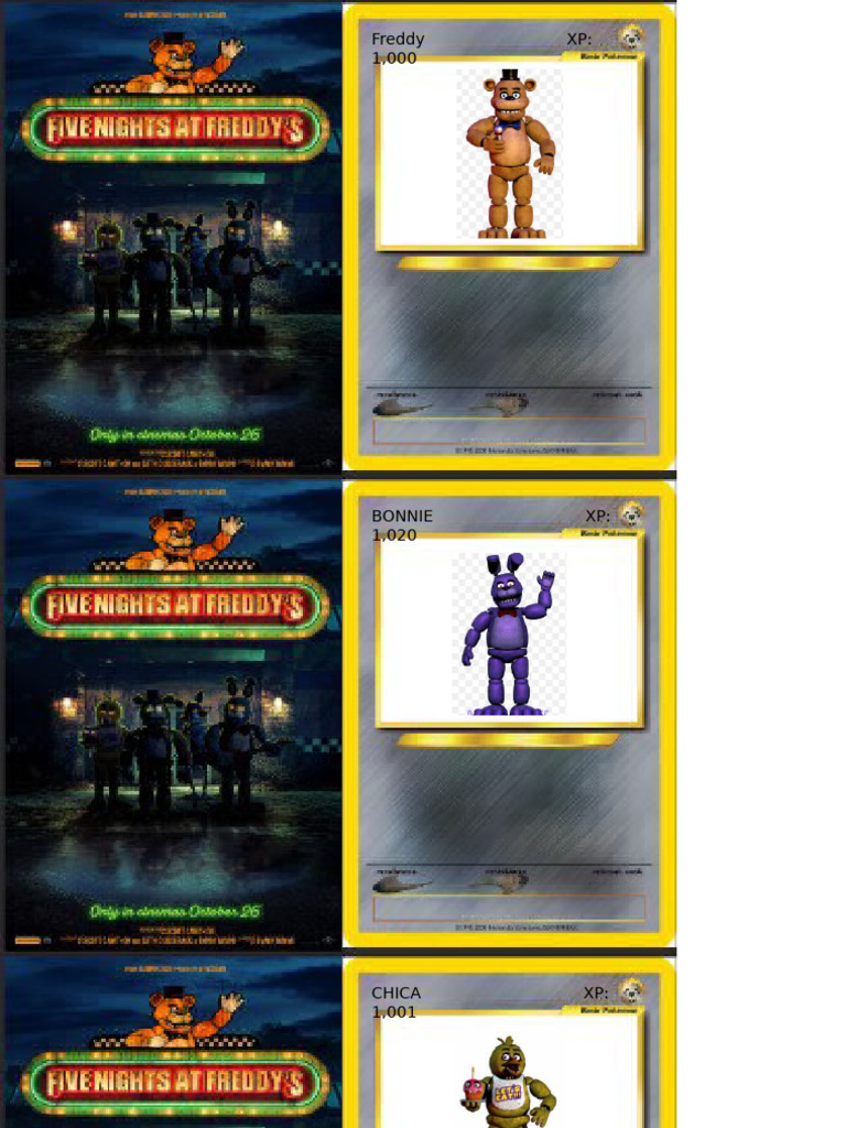 Fnaf Cards | PDF