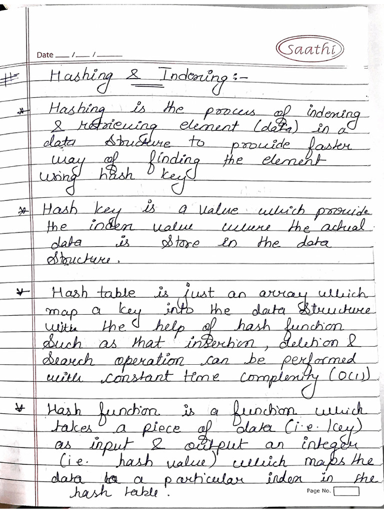 Hashing PDF Data Structure | PDF
