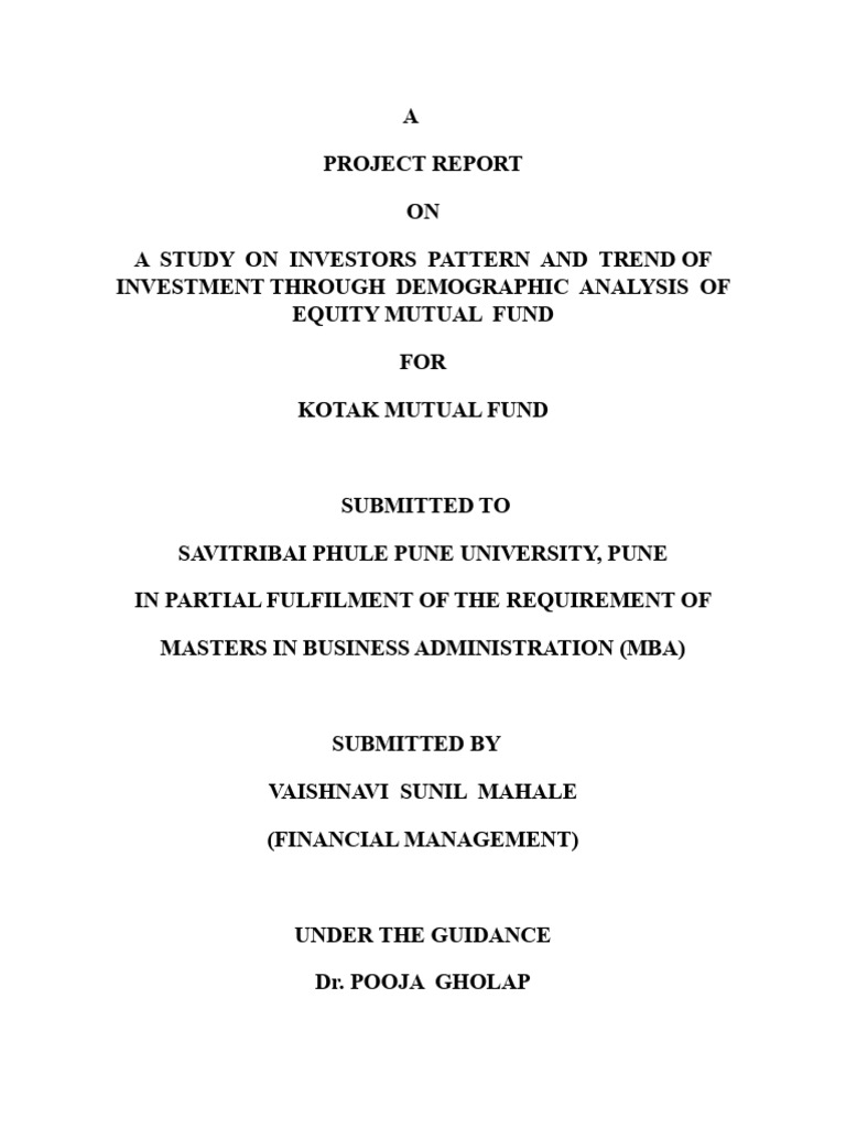 Initial Pages for Black Book | PDF