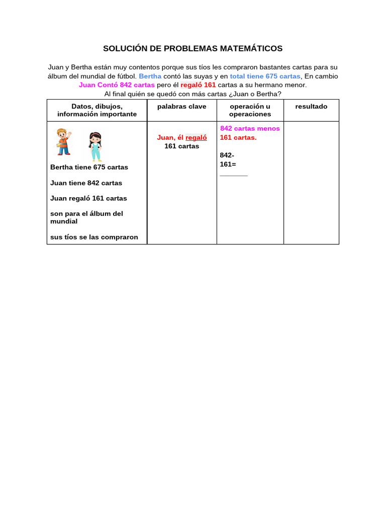 Pasos para resolver problemas matemáticos | PDF