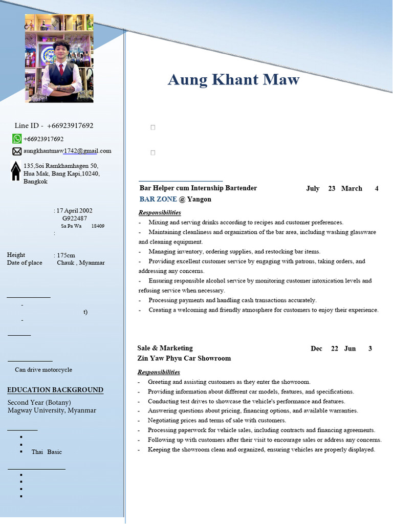 Aung Khant Maw 2 | PDF