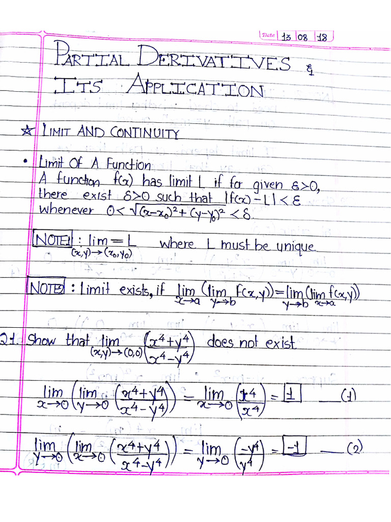 Limit and Continuity | PDF