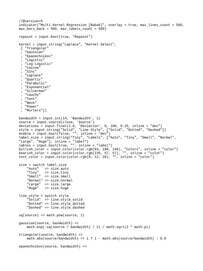Multi Kernel Regression Babak | PDF Multi Kernel Regression Babak | PDF