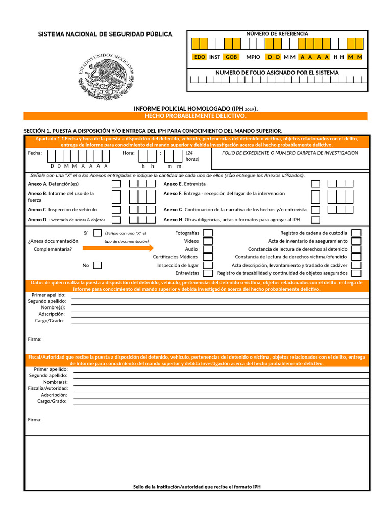 001 - Informe Policial Homologado (ACTUALIZADO 05-FEBRERO-2024) | PDF ...