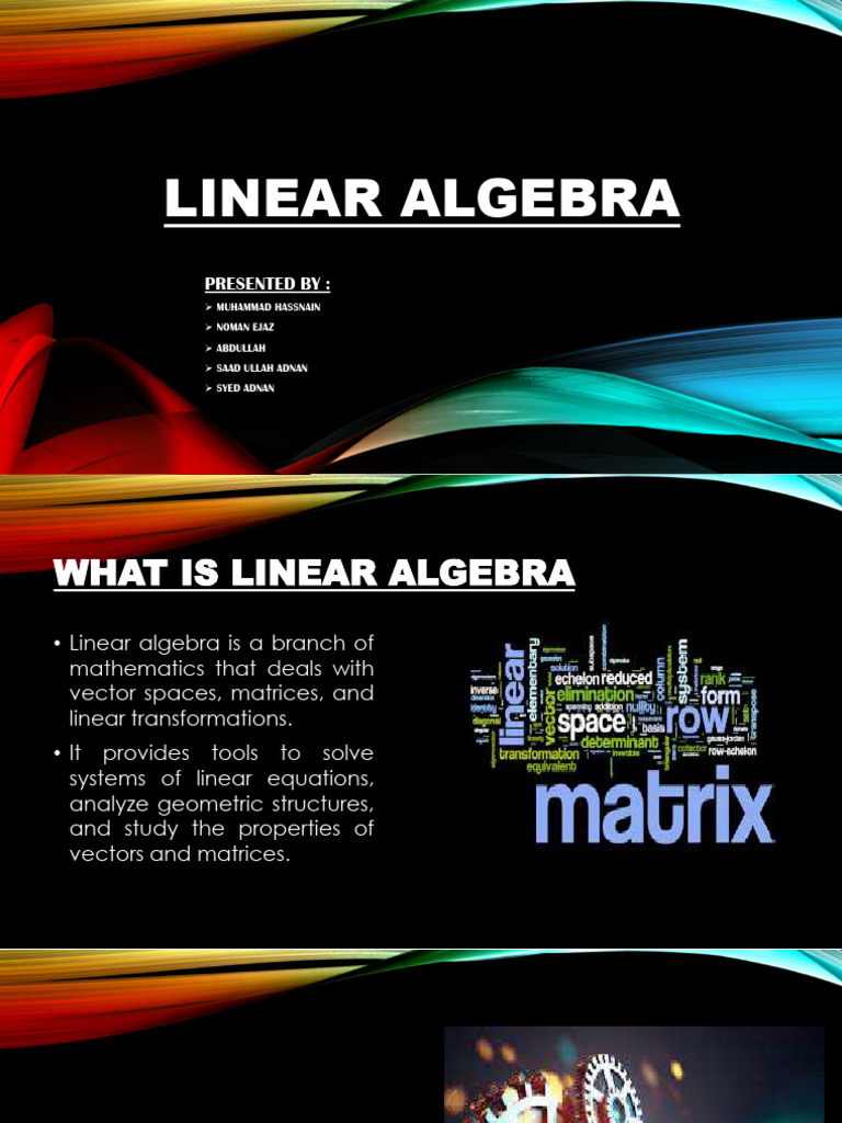 Linear Algebra Final | PDF