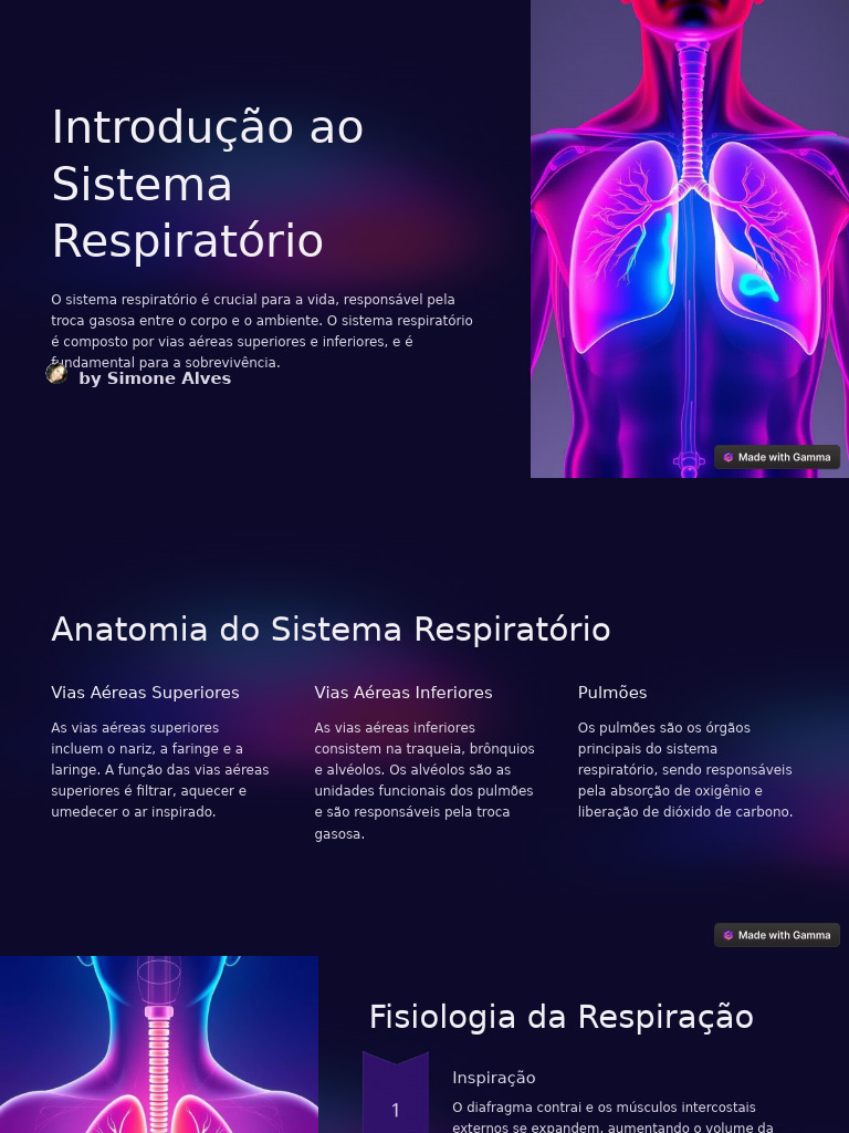 Introducao Ao Sistema Respiratorio | PDF Introducao Ao Sistema Respiratorio | PDF