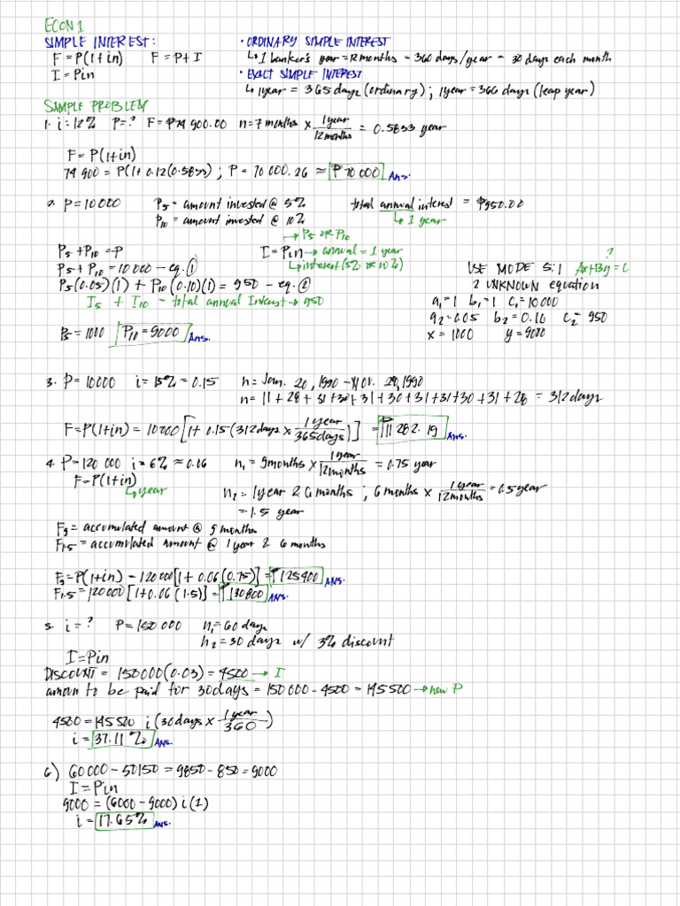 Review Econ Notes - 20240912 - 031259 | PDF