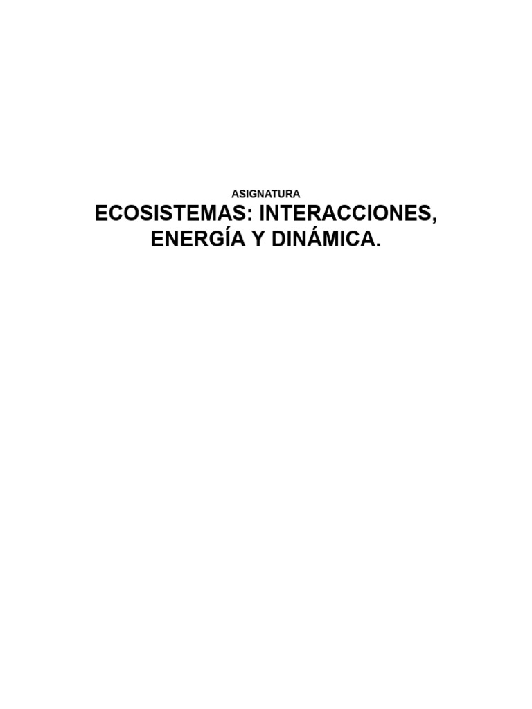 Cuaderno de Aprendizaje Ecosistemas Interacciones | PDF