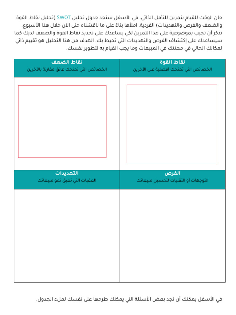 asset-v1 edraak+PDF+PDF Progs1+type@asset+block@1.1.5 - ورقة التقييم الشخصي - Exercise | PDF