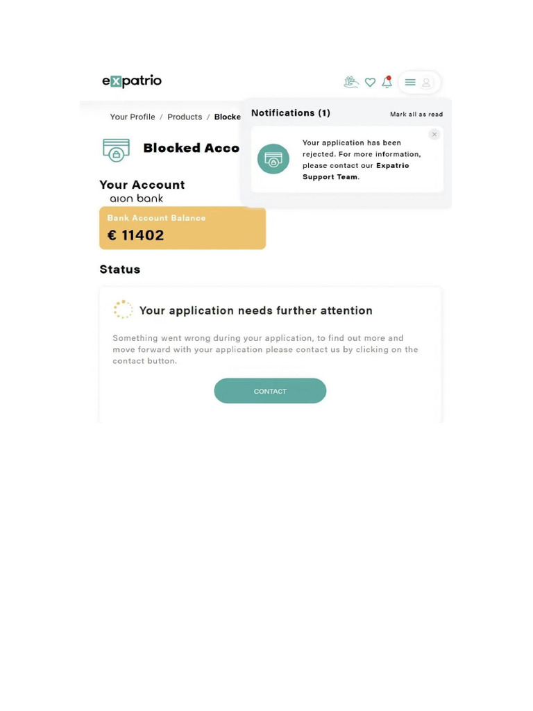 Blocking Confirmation-Screenshot | PDF