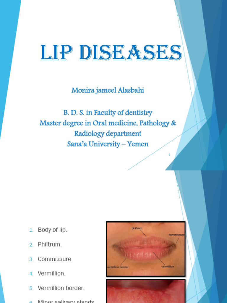 Lip Disease | PDF | Medical Specialties | Diseases And Disorders