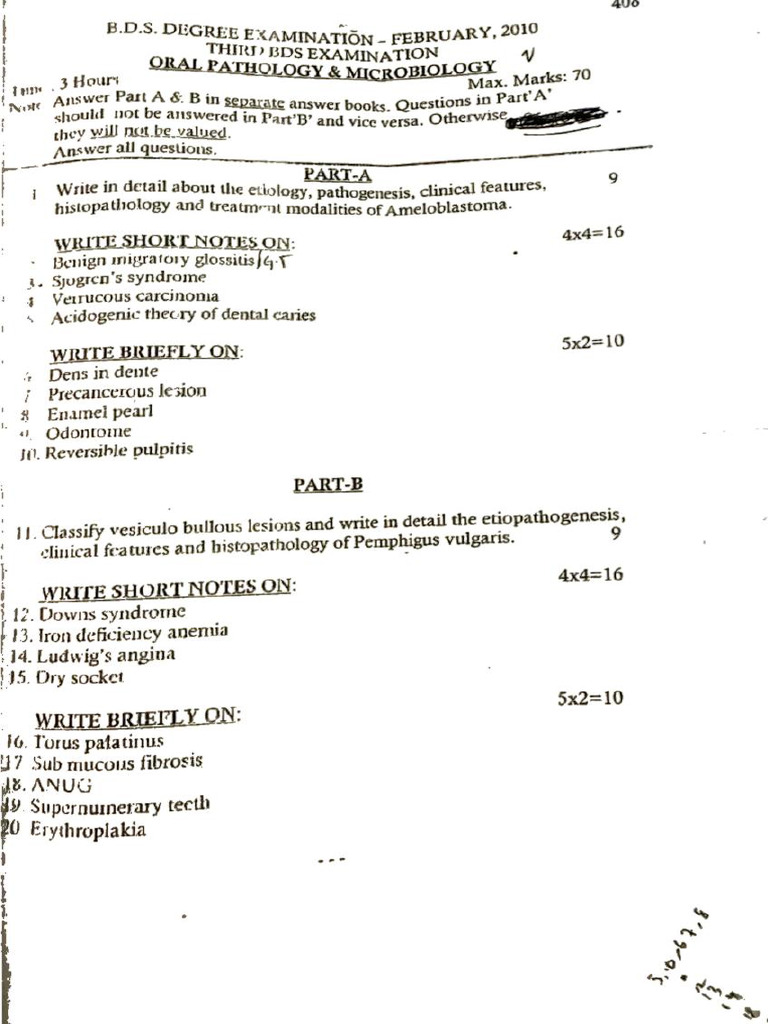 Pathology & Microbiology-pyq papers | PDF