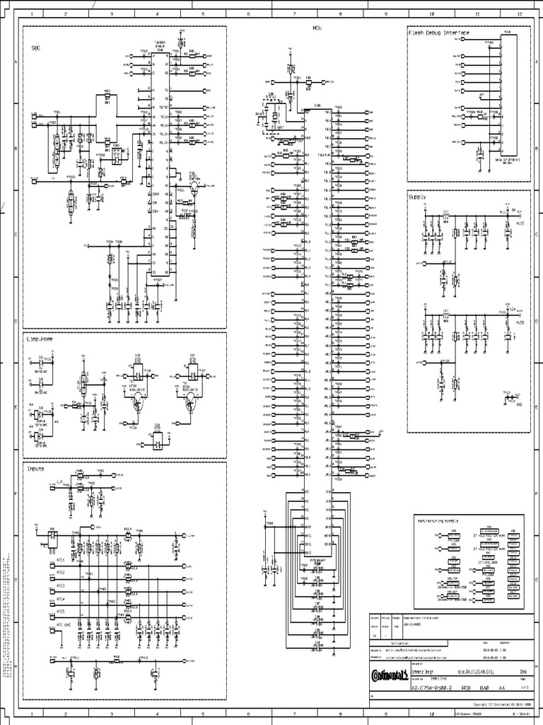 A2-C754-8100-2 PCB BA0 AA SCMVA SchDrwVar | PDF