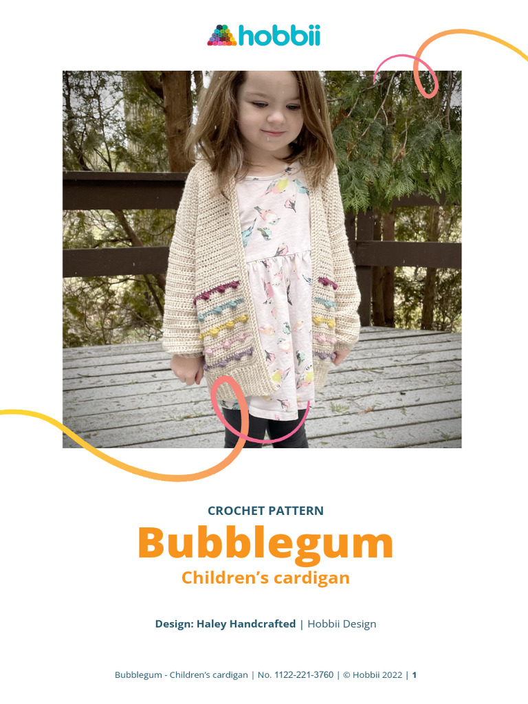 Bubblegum Children S Cardigan Us | PDF