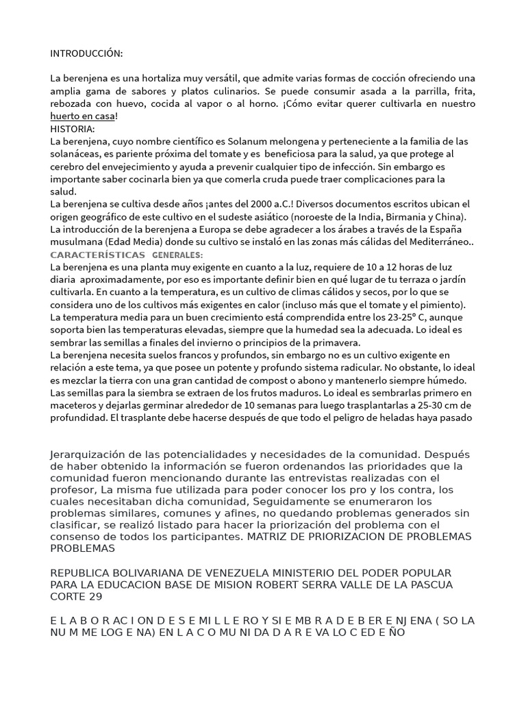 Borrador Micro | PDF | Berenjena | Salud y bienestar