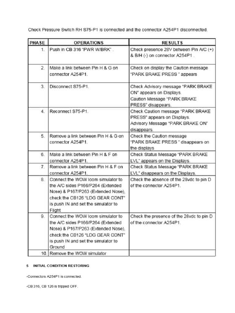Parking Brake Test | PDF