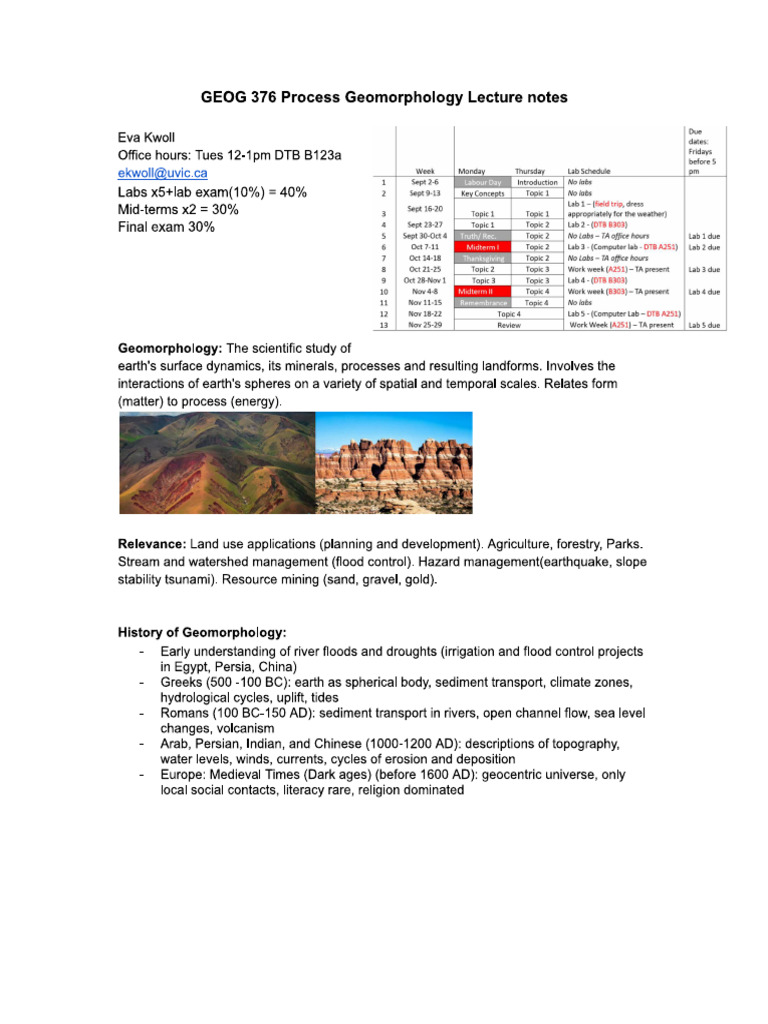 EOS 365 Lecture Notes Example 1 | PDF