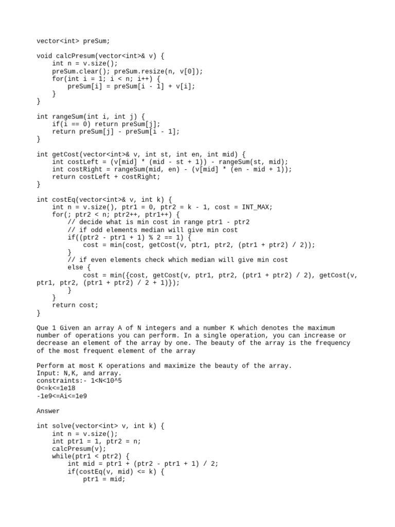 vectorint preSum; | PDF