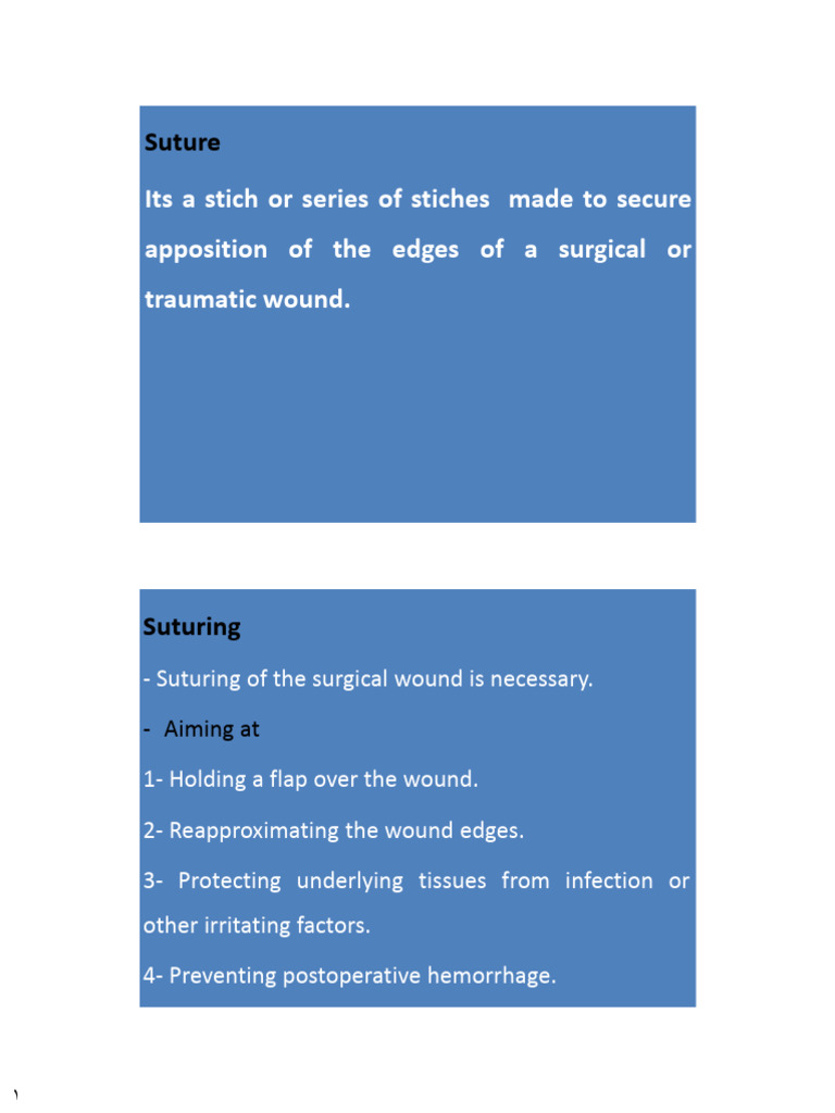 suturing-1 | PDF