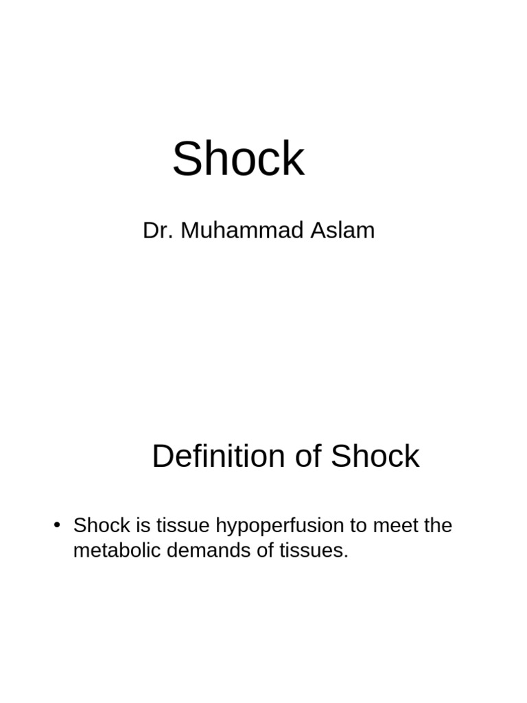 Shock | PDF