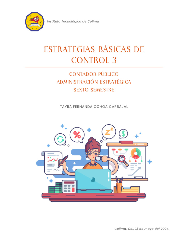 3° Actividad de Estrategias Básicas de Control | PDF
