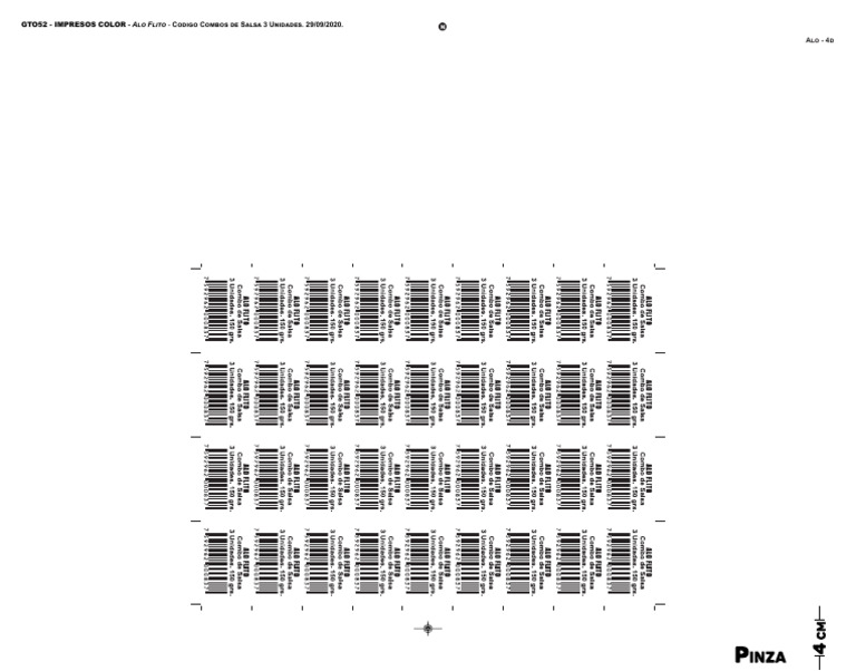 Alo Flito - Codigo Combos de Salsa 3 Unidades | PDF