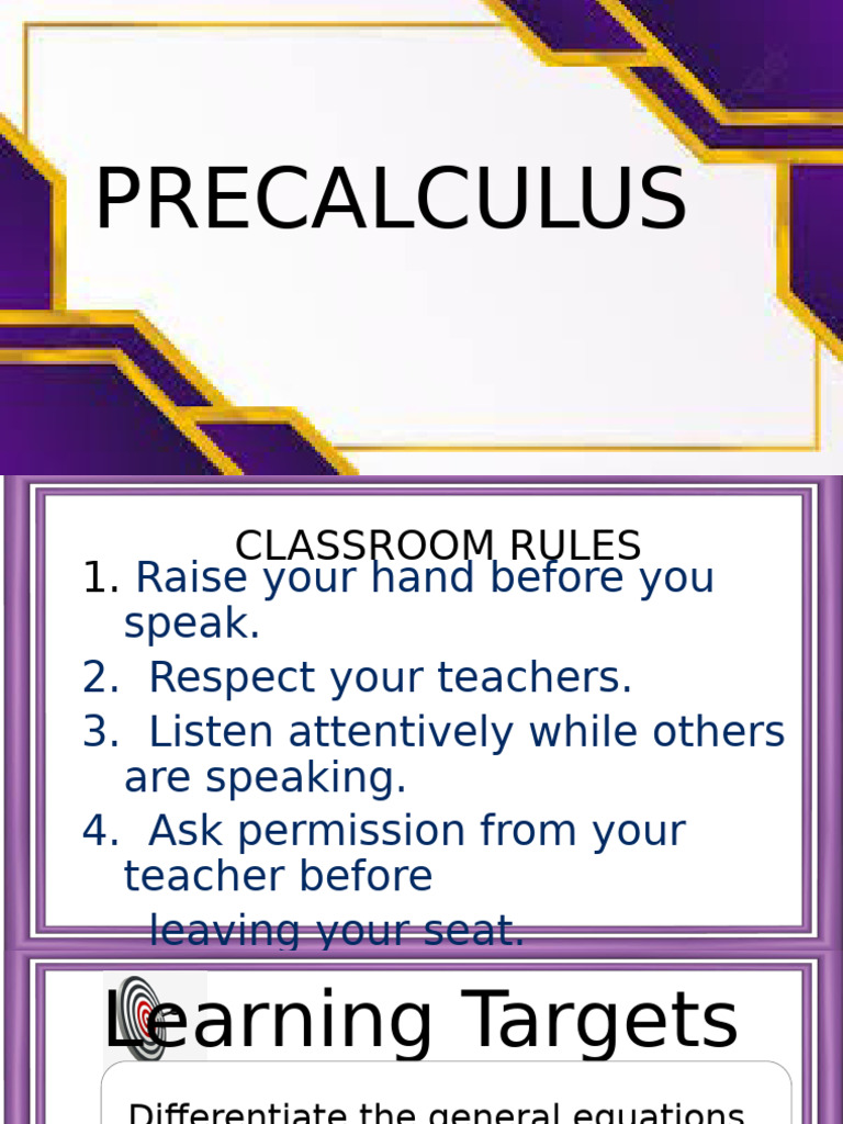 PreCalculus - General Forms of A Sequence (Day 3-4) | PDF