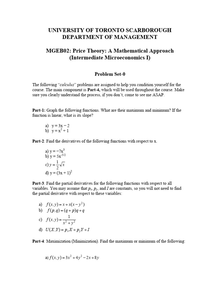 Mgeb02 PS0 | PDF