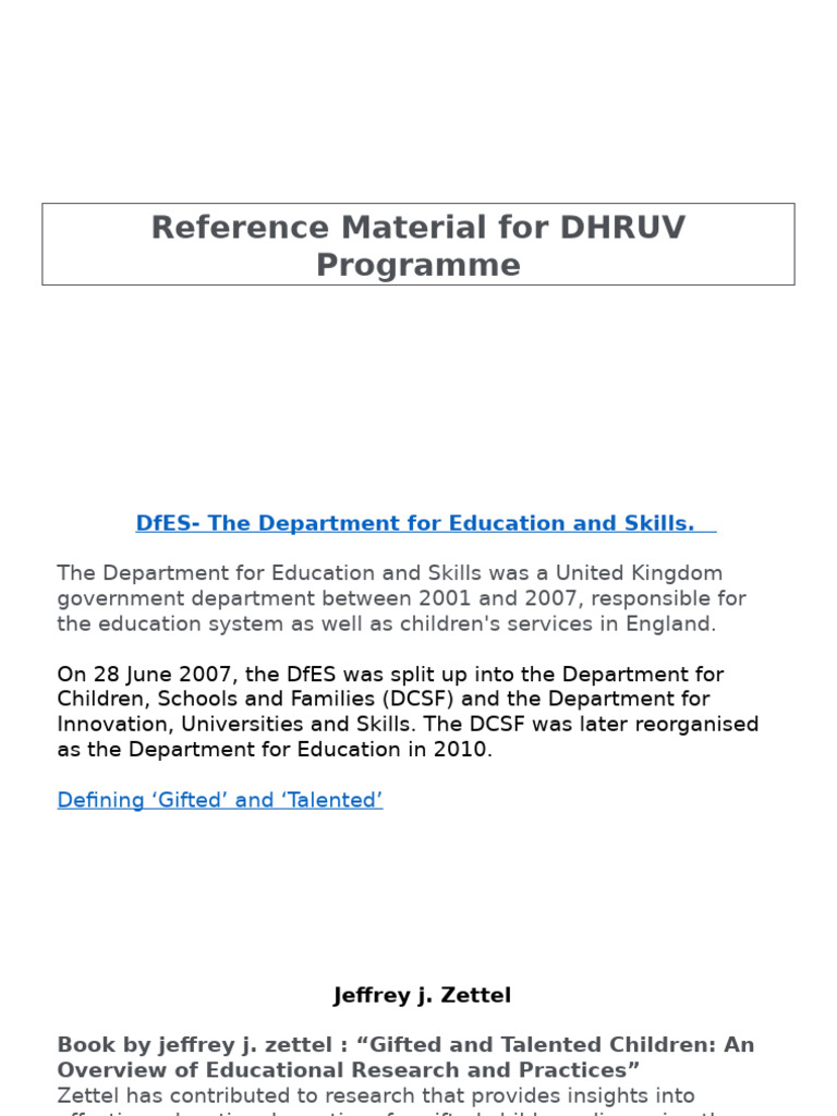 Reference Material DHRUV | PDF