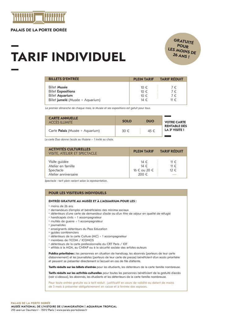 Grille Tarifaire 2024 | PDF