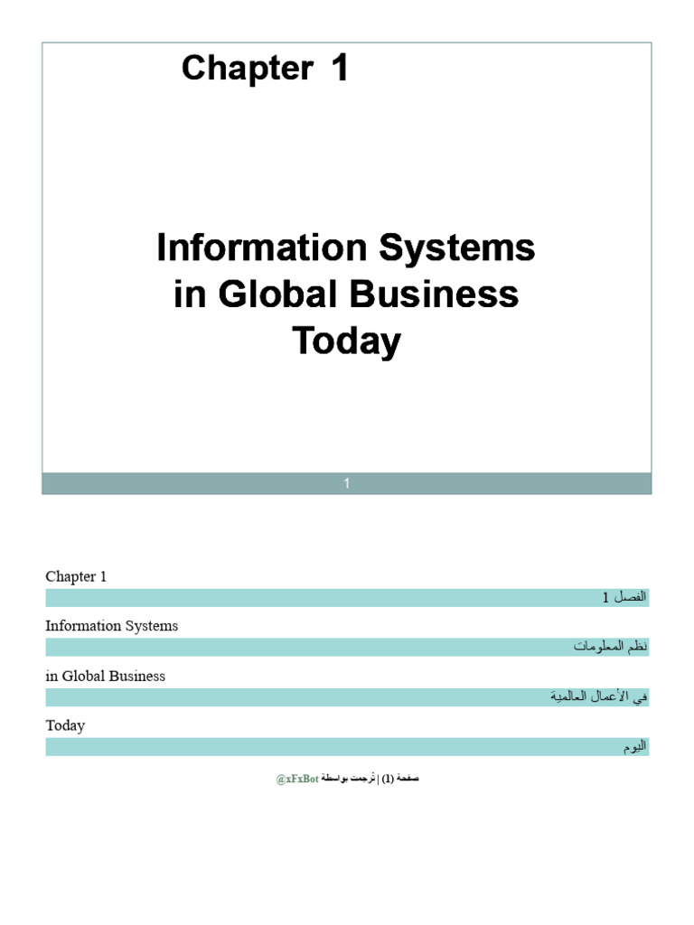 Microsoft PowerPoint - Misy - ch01 - (Compatibility Mode) - Ar | PDF